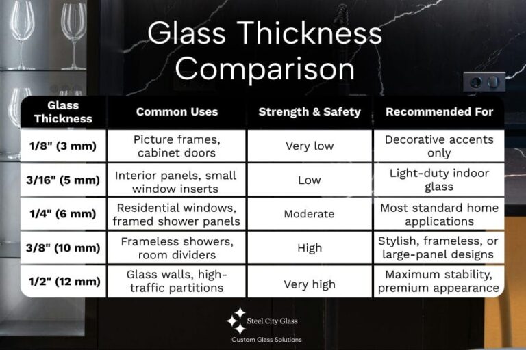 What Glass Thickness Do You Need [+Types & Safety Tips]